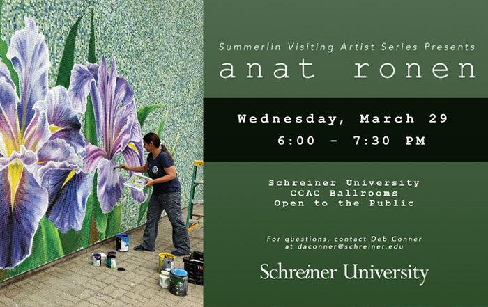 Schreiner University’s Summerlin Visiting Artist Series Presents Anet ...