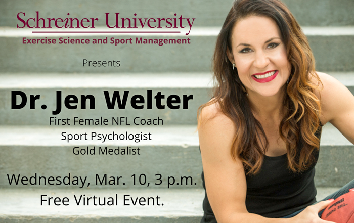 Schreiner University Welcomes Dr. Jen Welter - Schreiner University